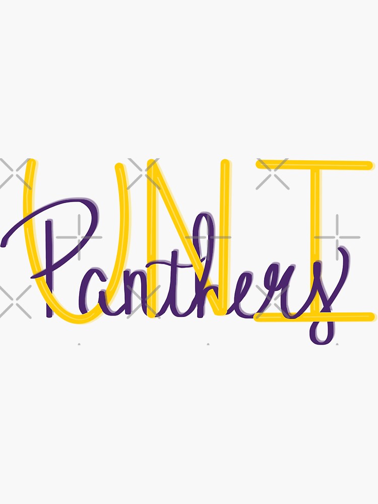 "University Of northern Iowa UNI sticker" Sticker for Sale by ...