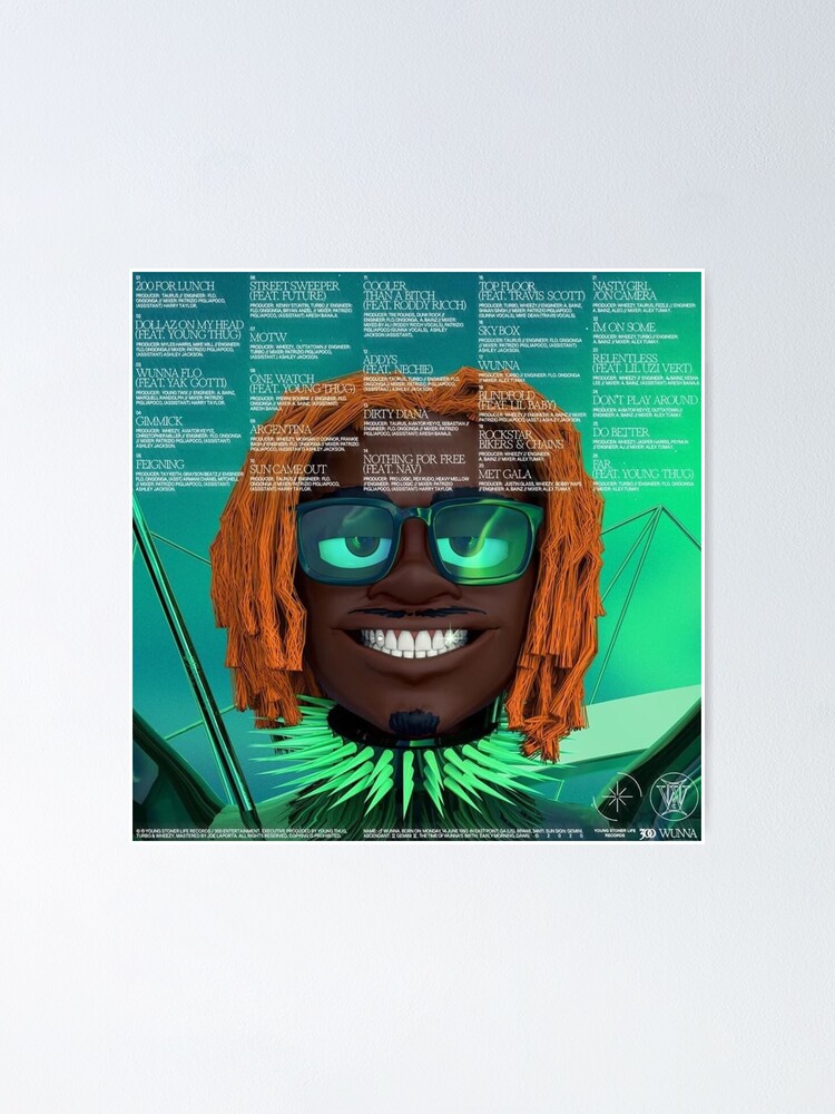 "WUNNA Deluxe | Gunna Album Cover" Poster for Sale by HaysMolm | Redbubble