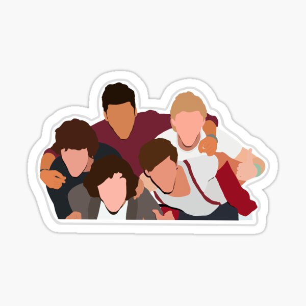 "One Direction Sticker" Sticker by briellestickers | Redbubble