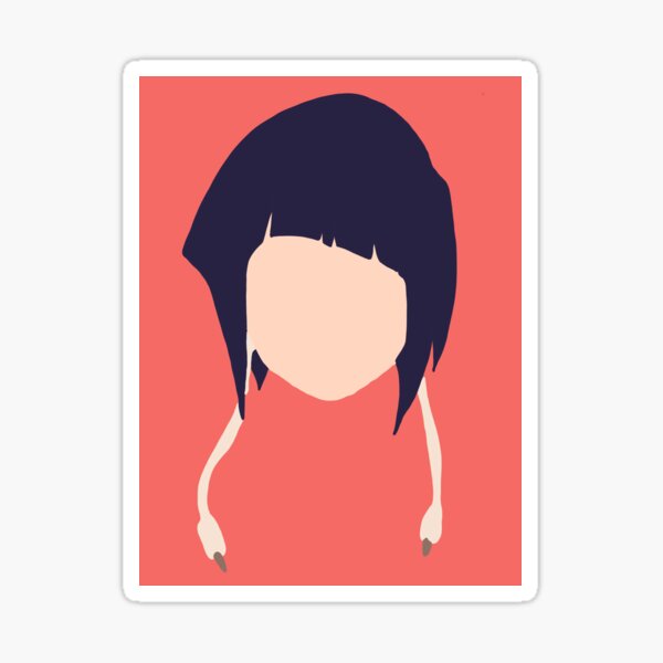 "Kyoka Jiro Hairline " Sticker by graceadams37 | Redbubble