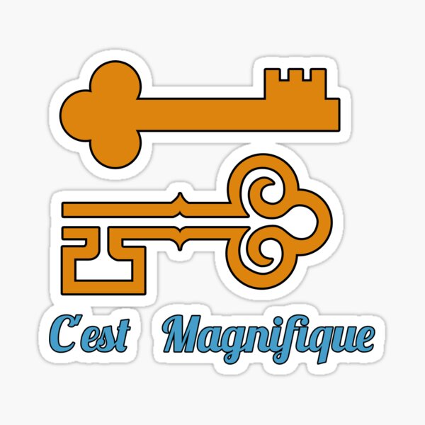 "Key logo" Sticker by Samara29 | Redbubble
