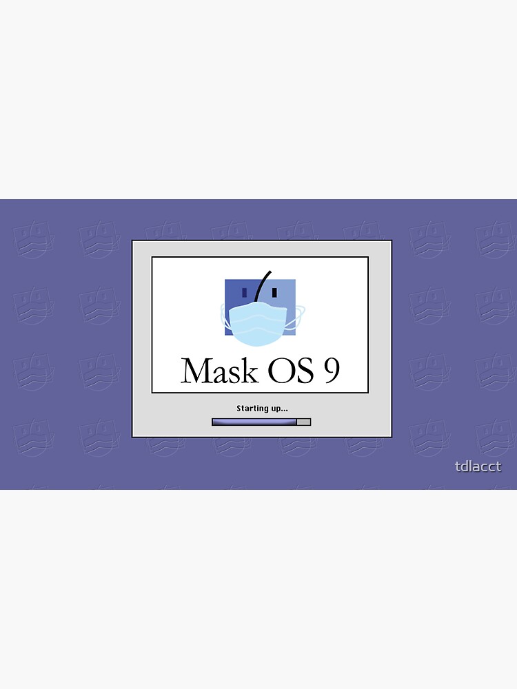 "Vintage 90s 'Mask OS 9' Operating System Parody" Sticker for Sale by ...