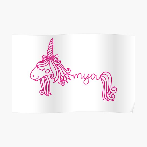 Mya Name Posters | Redbubble