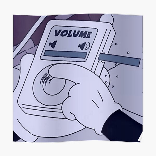 "Aesthetic Volume up" Poster by rharker09 | Redbubble