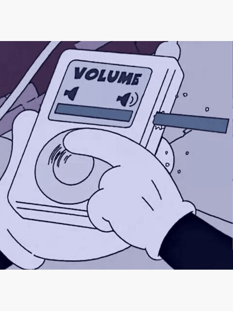 "Aesthetic Volume up" Sticker for Sale by rharker09 | Redbubble