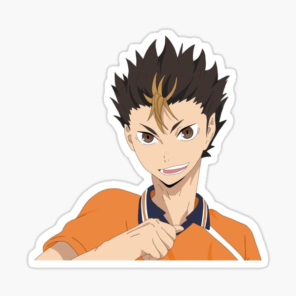 "Nishinoya" Sticker by malice7222 | Redbubble