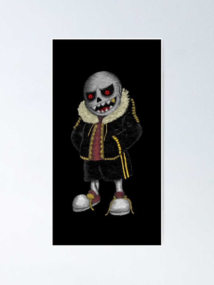 "Bitty fell Sans (Underfell)" Poster by MoonRushers | Redbubble