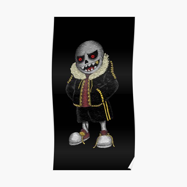 "Bitty fell Sans (Underfell)" Poster by MoonRushers | Redbubble