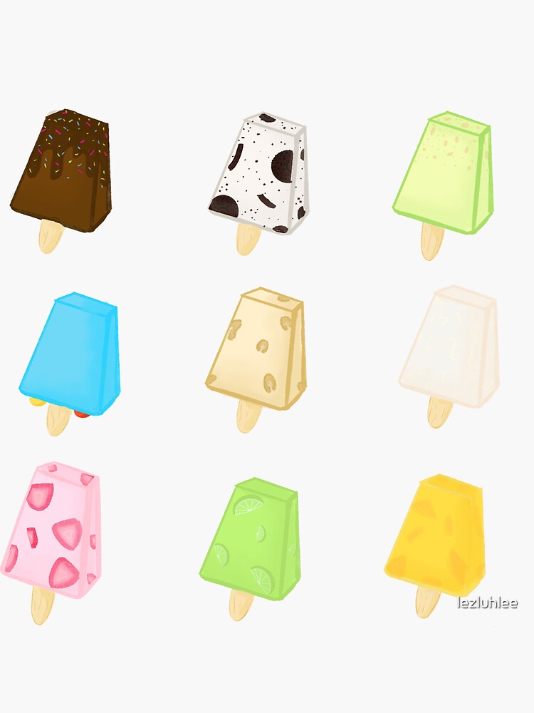 "Paletas " Sticker for Sale by lezluhlee | Redbubble