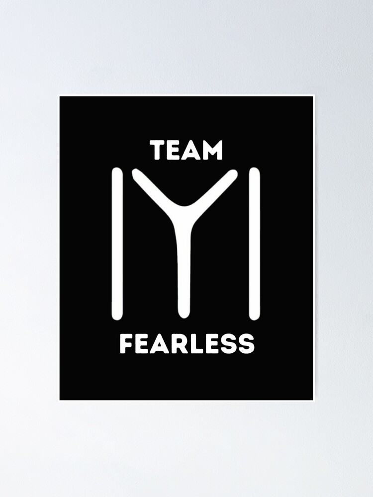 "Team Fearless" Poster for Sale by Hebam07 | Redbubble