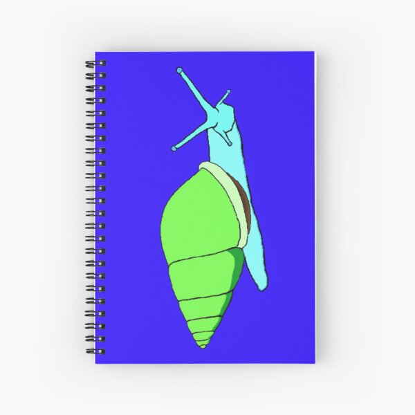 "Green Shell Snail" Spiral Notebook for Sale by jentiger | Redbubble