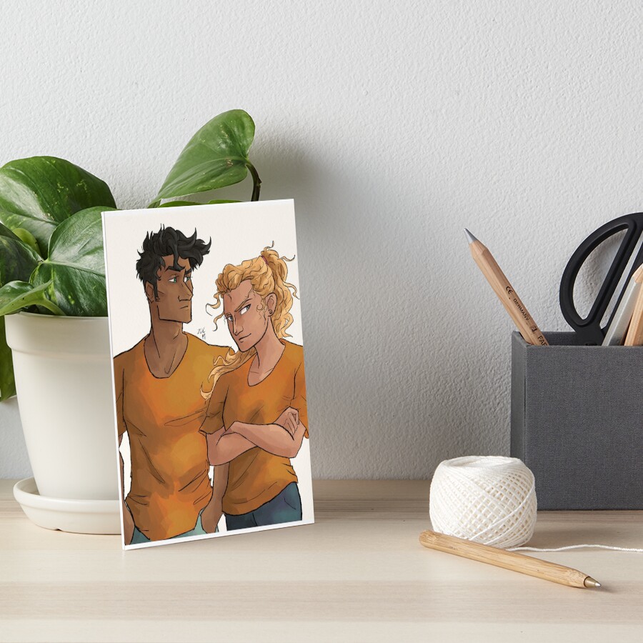 "percabeth" Art Board Print by dragon-ez | Redbubble
