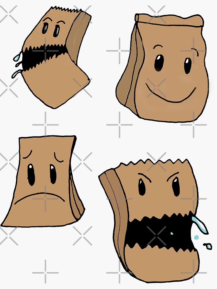 "Paper Bag sticker pack " Sticker by Jdr27 | Redbubble