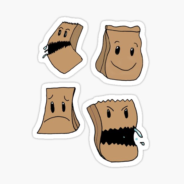 "Paper Bag sticker pack " Sticker by Jdr27 | Redbubble
