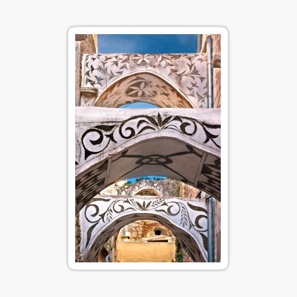 ""Xysta" in Pyrgi village - Chios island" Sticker by Cretense72 | Redbubble