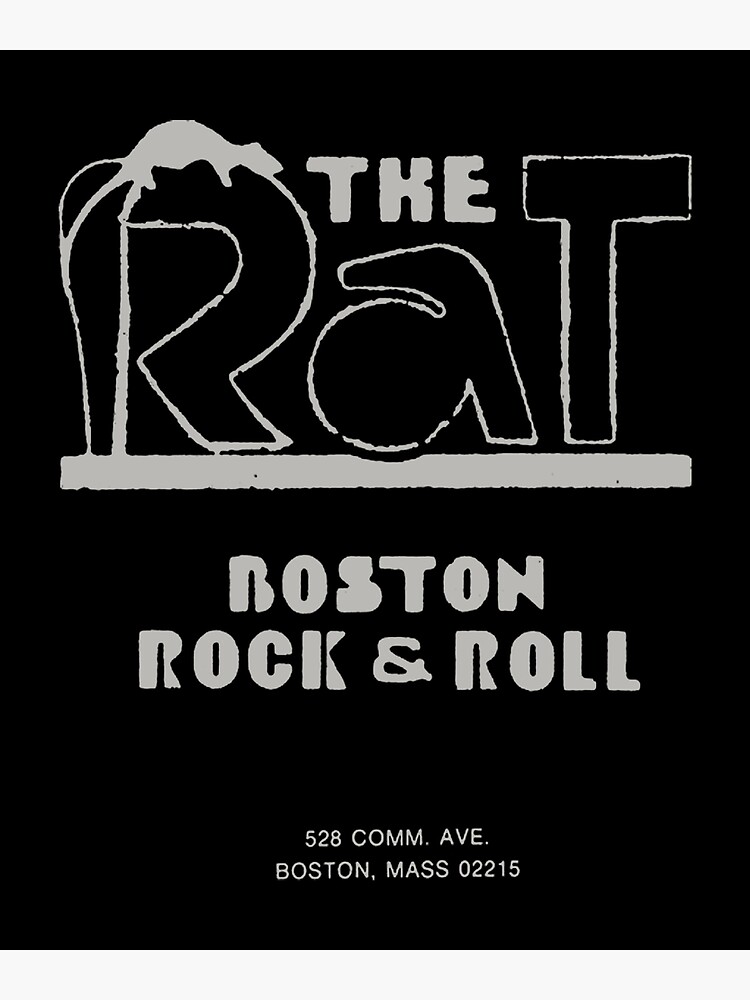 "Rathskeller the Rat Boston's Late Great Music Club " Poster for Sale ...