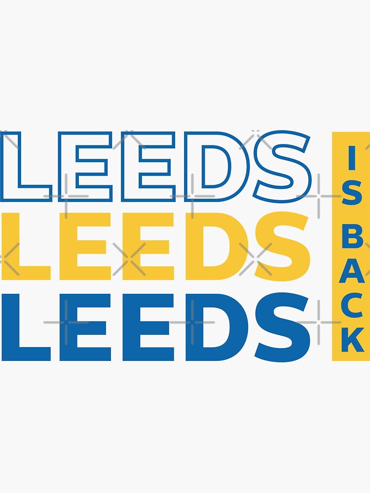"LEEDS united" Sticker by xavi38601 | Redbubble