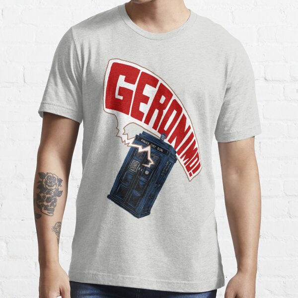 ""Geronimo!" The 11th Doctor" T-shirt for Sale by emceeeddie ...