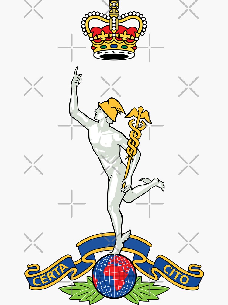"Royal Signals Cap Badge" Sticker for Sale by Britkek | Redbubble