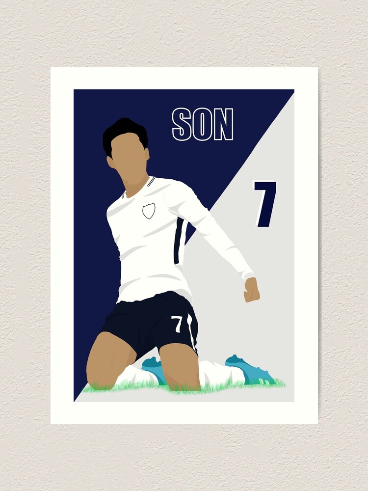 "Heung Min Son Digital Drawing" Art Print for Sale by SophieThfc10 ...