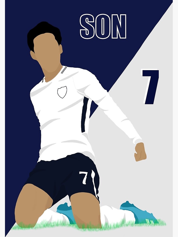"Heung Min Son Digital Drawing" Art Print for Sale by SophieThfc10 ...