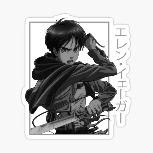 "Copie de Attack On Titans | Eren Jäger" Sticker by iAmLiet | Redbubble