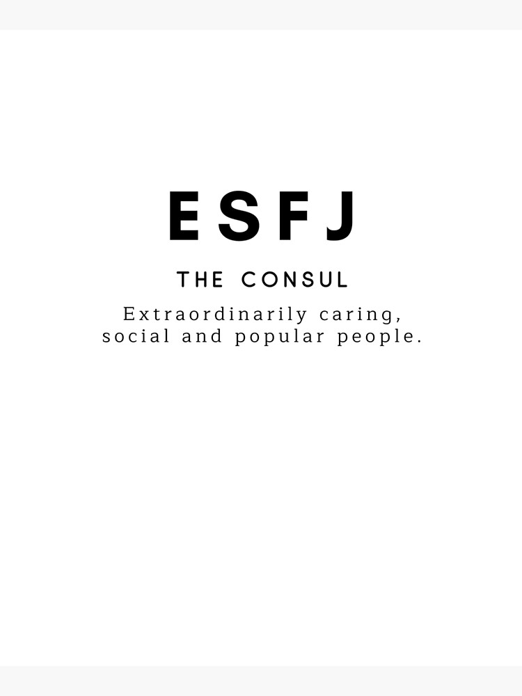 "Kopie von ESFJ - Der Consul MBTI-Typ" Schürze von yourbestself | Redbubble