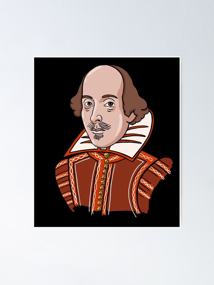 "William Shakespeare" Poster by isstgeschichte | Redbubble