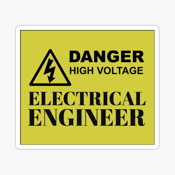 "Funny Electrical Engineer " Sticker for Sale by aruvanita | Redbubble