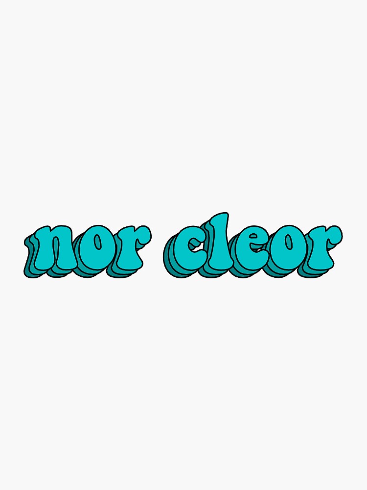 "H20 Just Add Water- no cleo groovy slogan" Sticker for Sale by ...