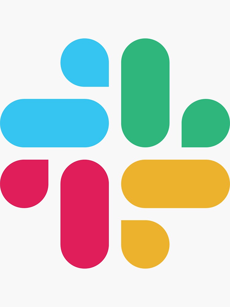 "slack icon logo" Sticker for Sale by developerfriday | Redbubble