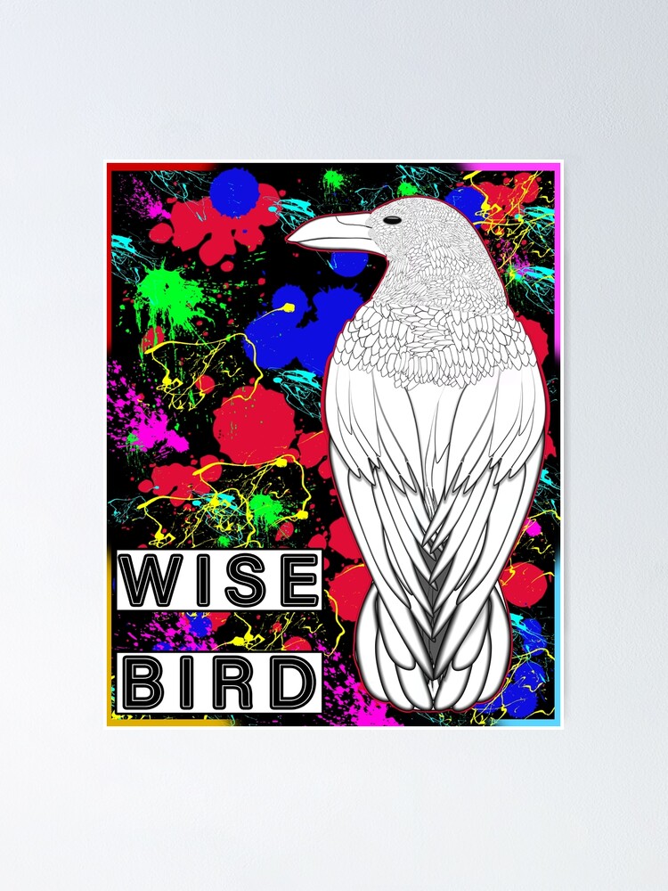 "the wise Raven" Poster for Sale by Ruslan87 | Redbubble