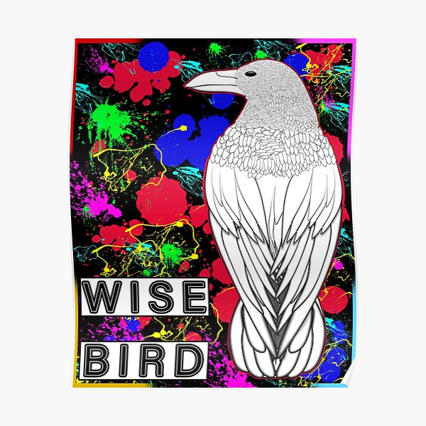 "the wise Raven" Poster for Sale by Ruslan87 | Redbubble