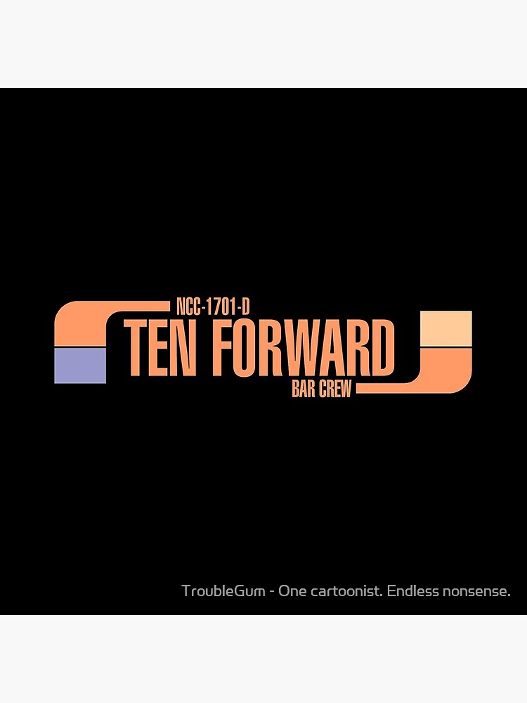 "Ten Forward Bar Crew NCC 1701-D" Coasters (Set of 4) for Sale by ...