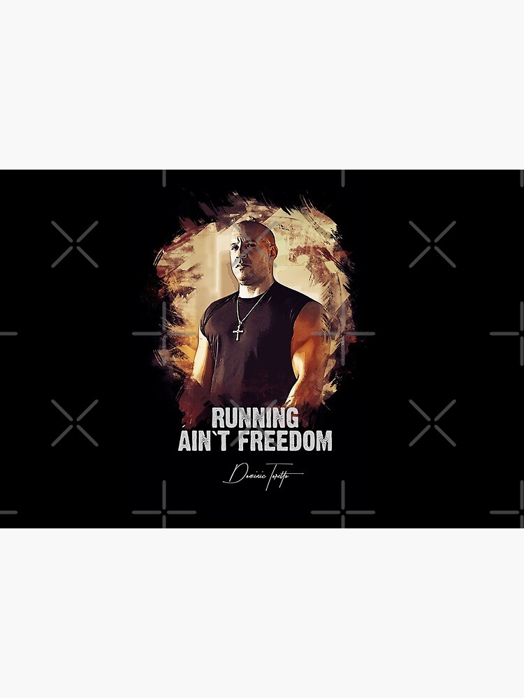 "Running Ain`t Freedom - DOM TORETTO" Mask for Sale by Naumovski ...
