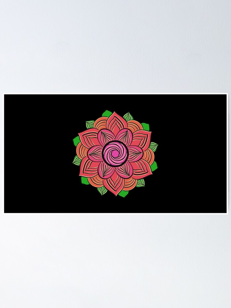 "Simple Flower" Poster for Sale by timmyyg | Redbubble