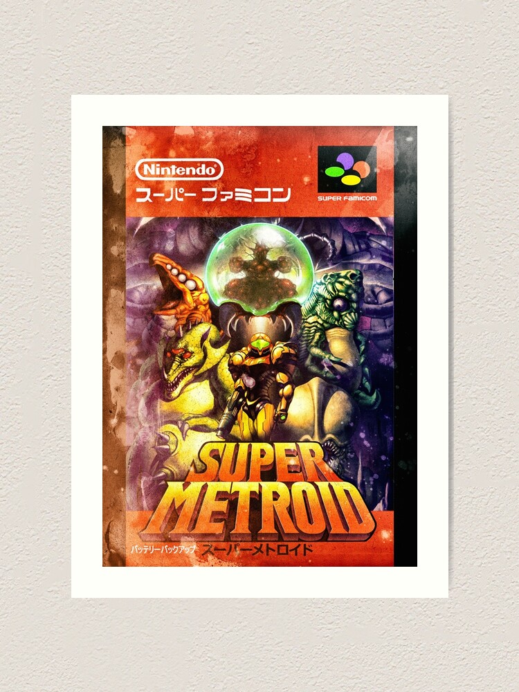 "Super Metroid Super famicom box cover" Art Print for Sale by benbdprod ...