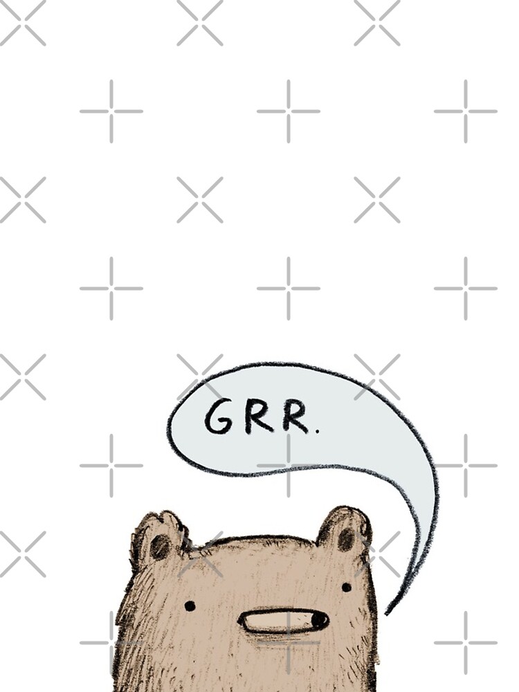 "Growling Bear" iPhone Case for Sale by SophieCorrigan | Redbubble