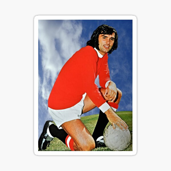 "George Best Pop Art" Sticker for Sale by CathalDevlin | Redbubble