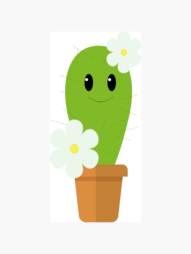 "Friendly cactus" Sticker for Sale by ki2gi | Redbubble