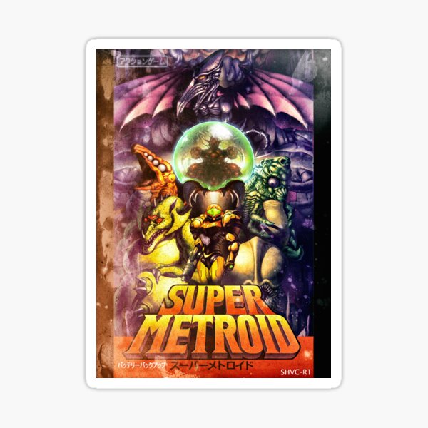 "Super Metroid" Sticker for Sale by benbdprod | Redbubble