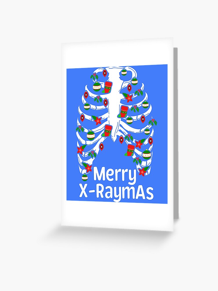"Merry X-Ray mAs - Radiology Tech Christmas" Greeting Card for Sale by ...