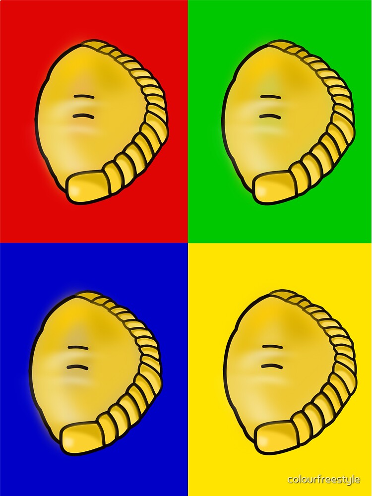 "Pasty Power" Sticker for Sale by colourfreestyle | Redbubble