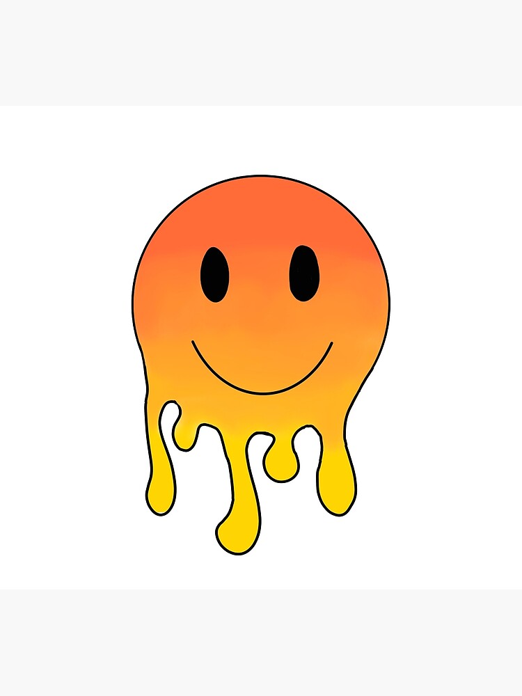 "Trippy sunset smiley face " Poster by Jasisart | Redbubble