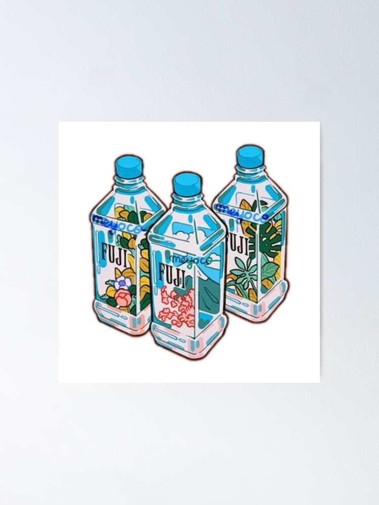 "Fuji Water" Poster by jeremysstickers | Redbubble