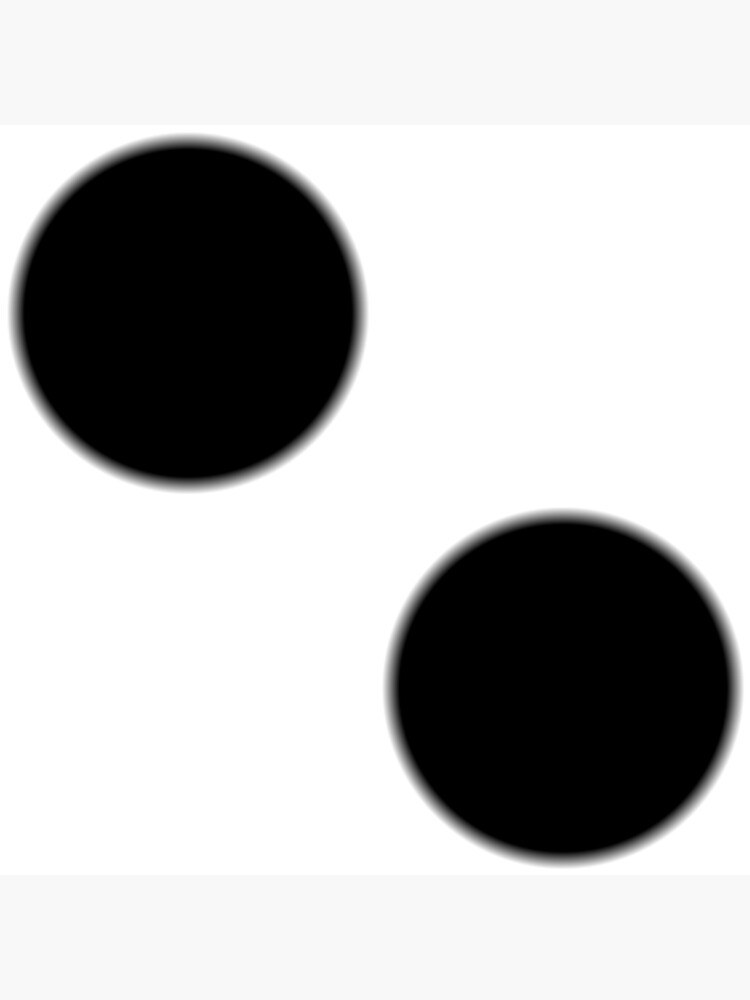 "Soft Edge Dot Pattern Black White RPD S008 32" Sticker for Sale by ...