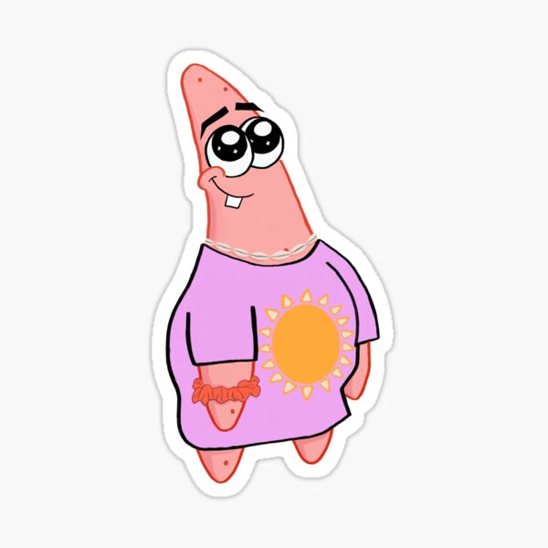 Pegatina «Vsco girl Patrick Star» de itsalyssalin | Redbubble