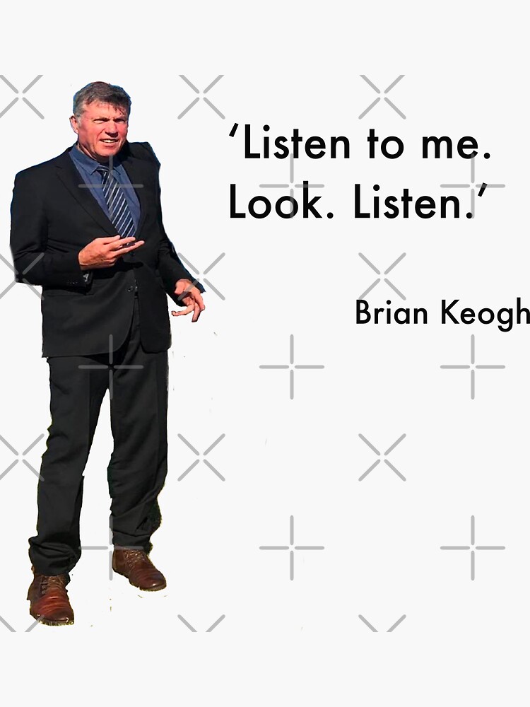 "Brian Keogh of Cobalt 59" Sticker for Sale by Luxetluminos | Redbubble