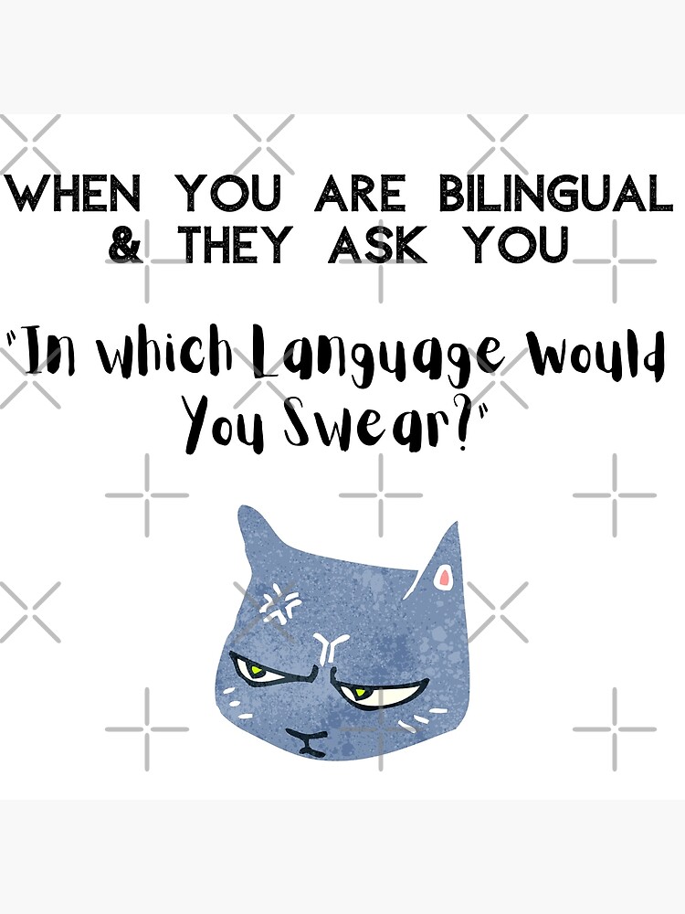 "Swear? I Do Not Swear." Poster by Trucutruh | Redbubble