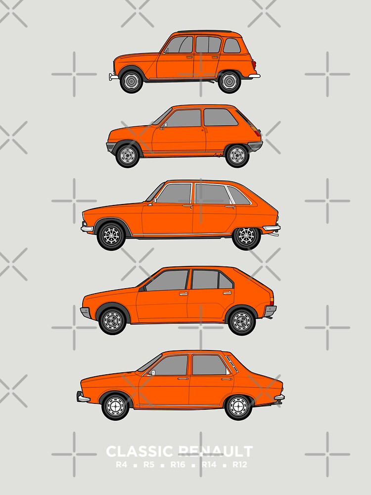 "Classic Reggies Car Art Collection" T-shirt by RJWautographics | Redbubble